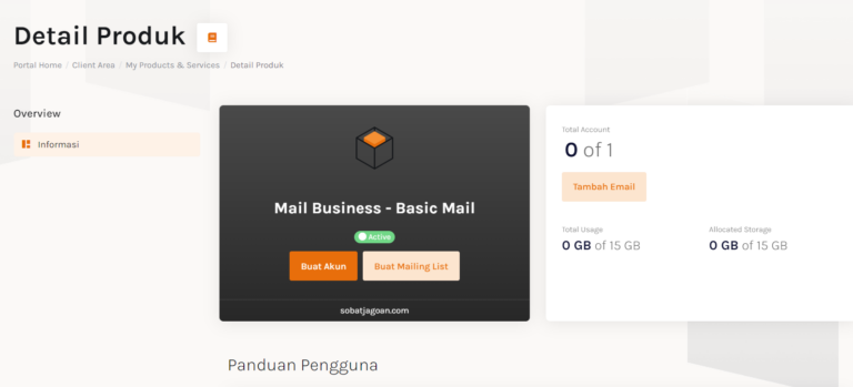Membuat Akun Email Bisnis di Jagoan Hosting