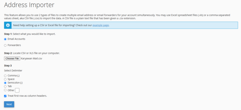 Cara Membuat Banyak Email di cPanel dengan Fitur Address Importer ...