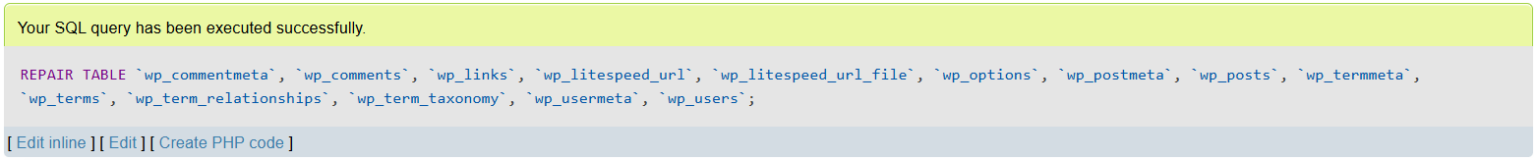 Cara Repair dan Optimasi Table Database di PHPMyAdmin - Knowledge Base ...